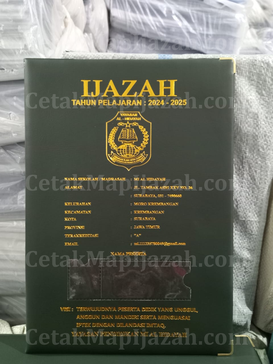 Galeri Map Ijazah - CetakMapIjazah.com